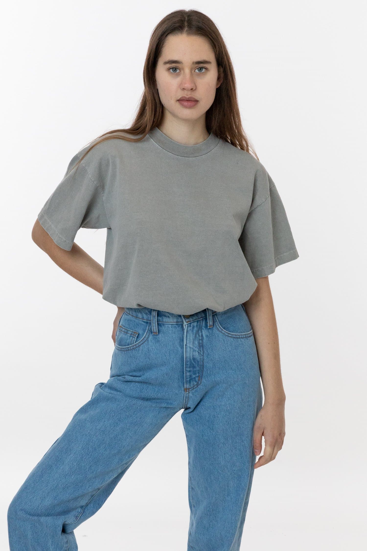 The 1801 - 6.5oz Garment Dye Crew Neck T-Shirt (Pigment Dye) – Los ...