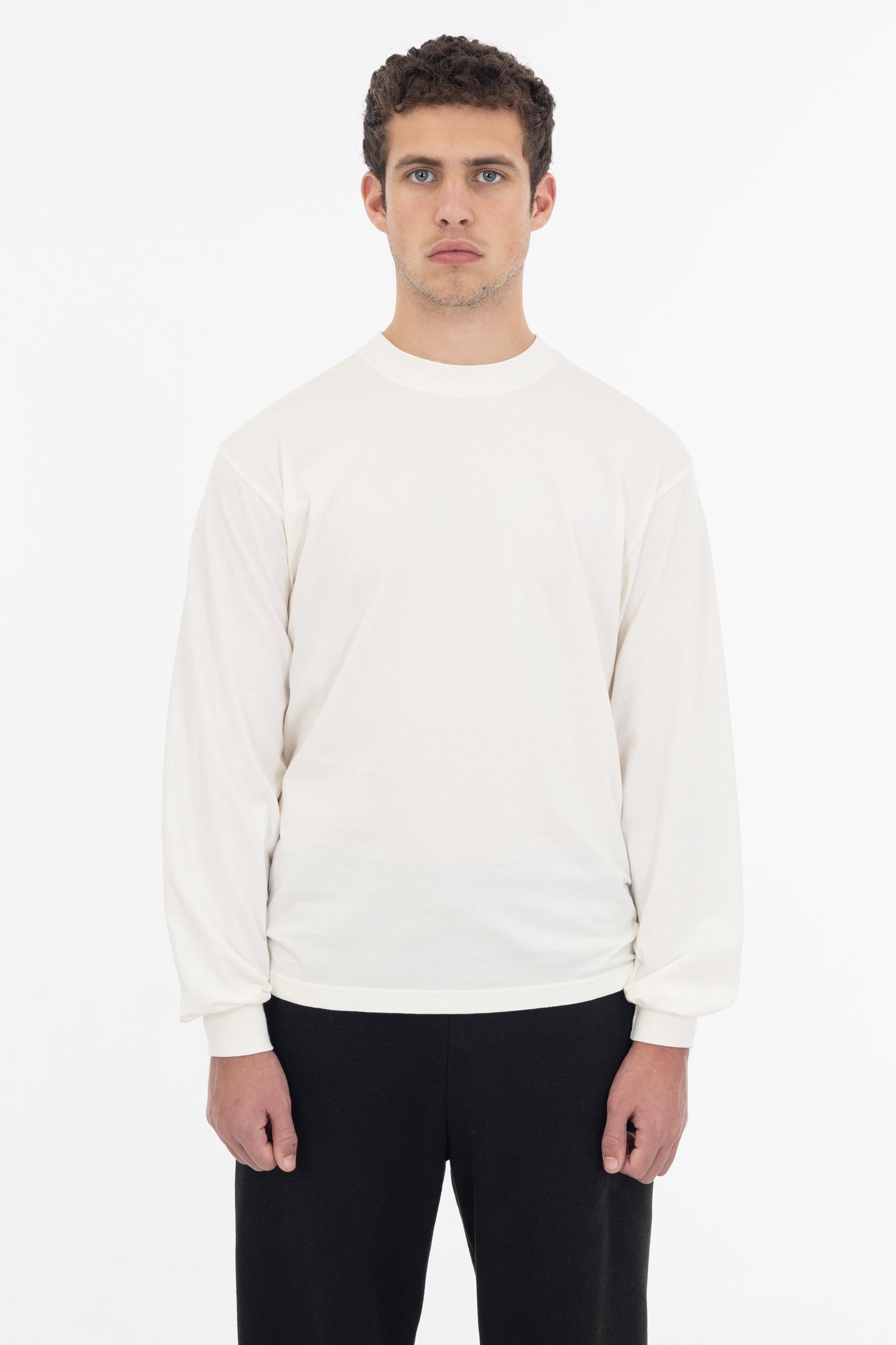 1807GD - 6.5oz Long Sleeve Garment Dye Crew Neck T-Shirt – Los Angeles ...