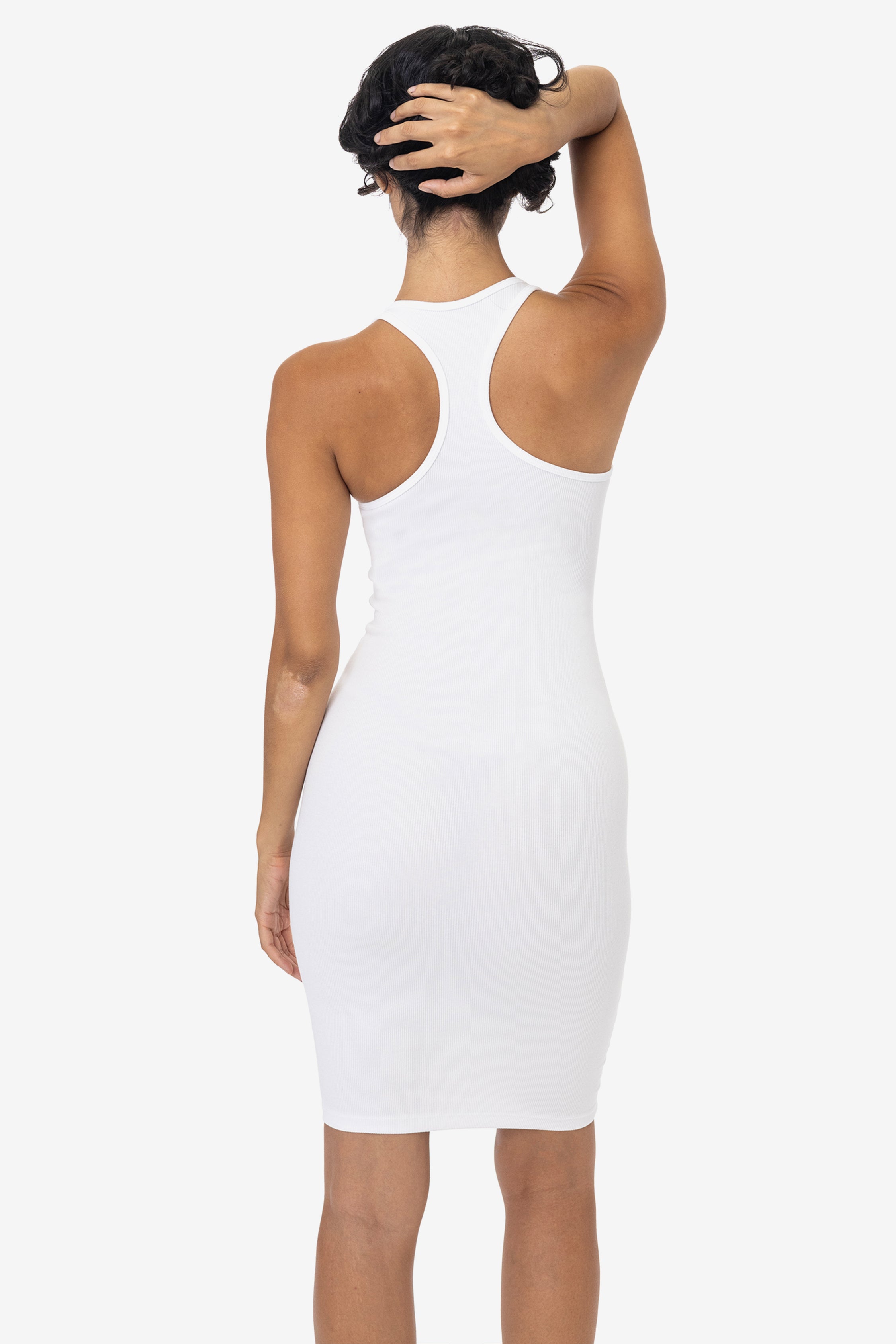 3386GD - Heavy 2x1 Rib Racerback Dress – Los Angeles Apparel