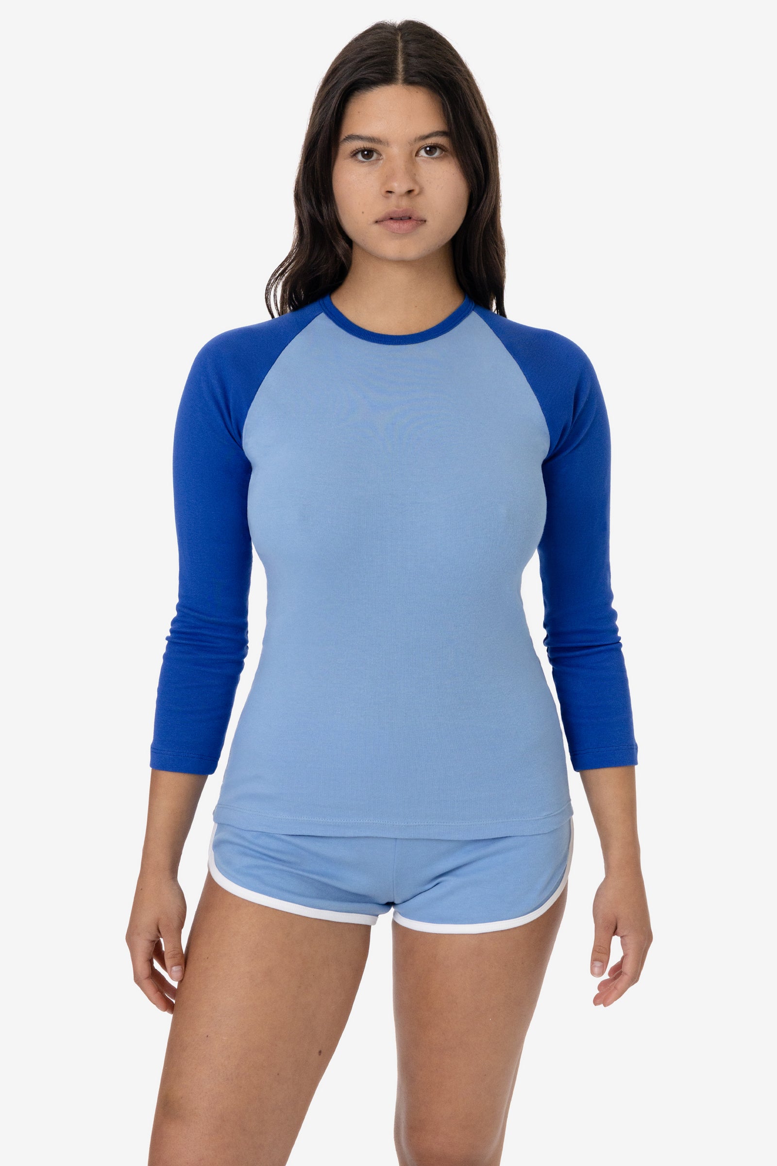 43053 - Baby Rib Long Sleeve Raglan – Los Angeles Apparel