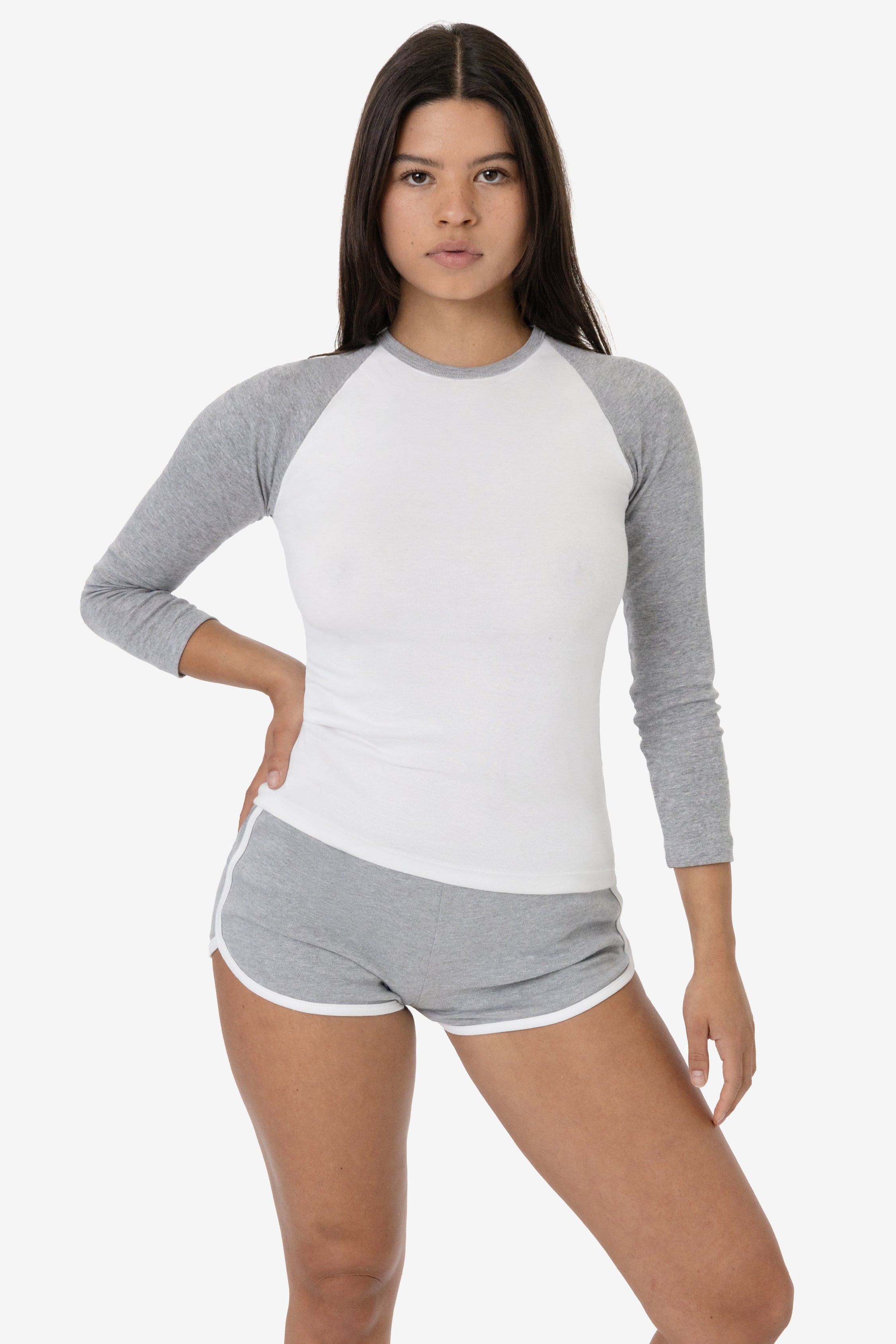 43053 - Baby Rib Long Sleeve Raglan – Los Angeles Apparel