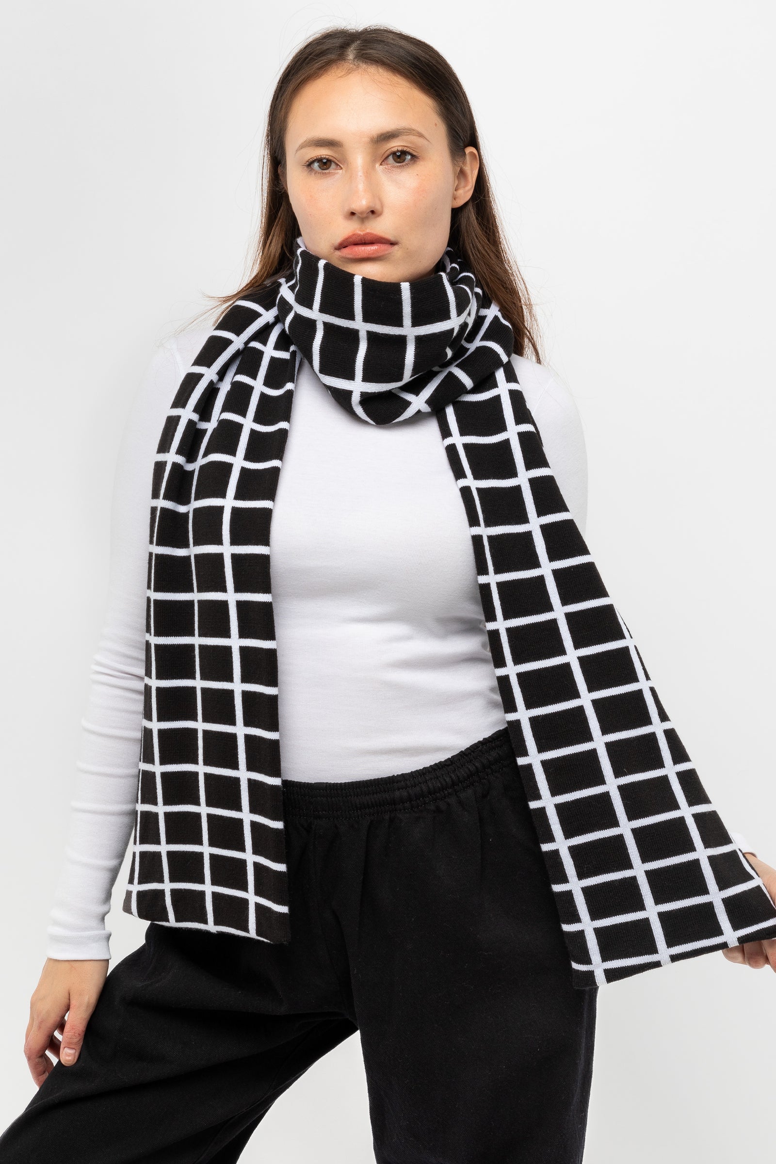 JQSCARF06 - Grid Scarf – Los Angeles Apparel