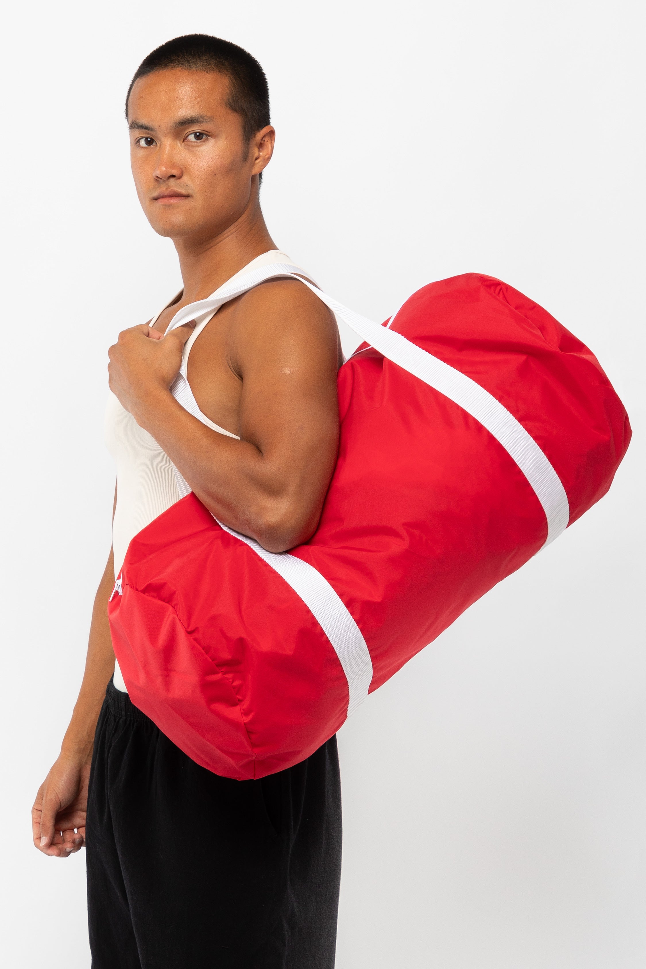 RNB563 - Nylon Pack Cloth Weekender Bag – Los Angeles Apparel