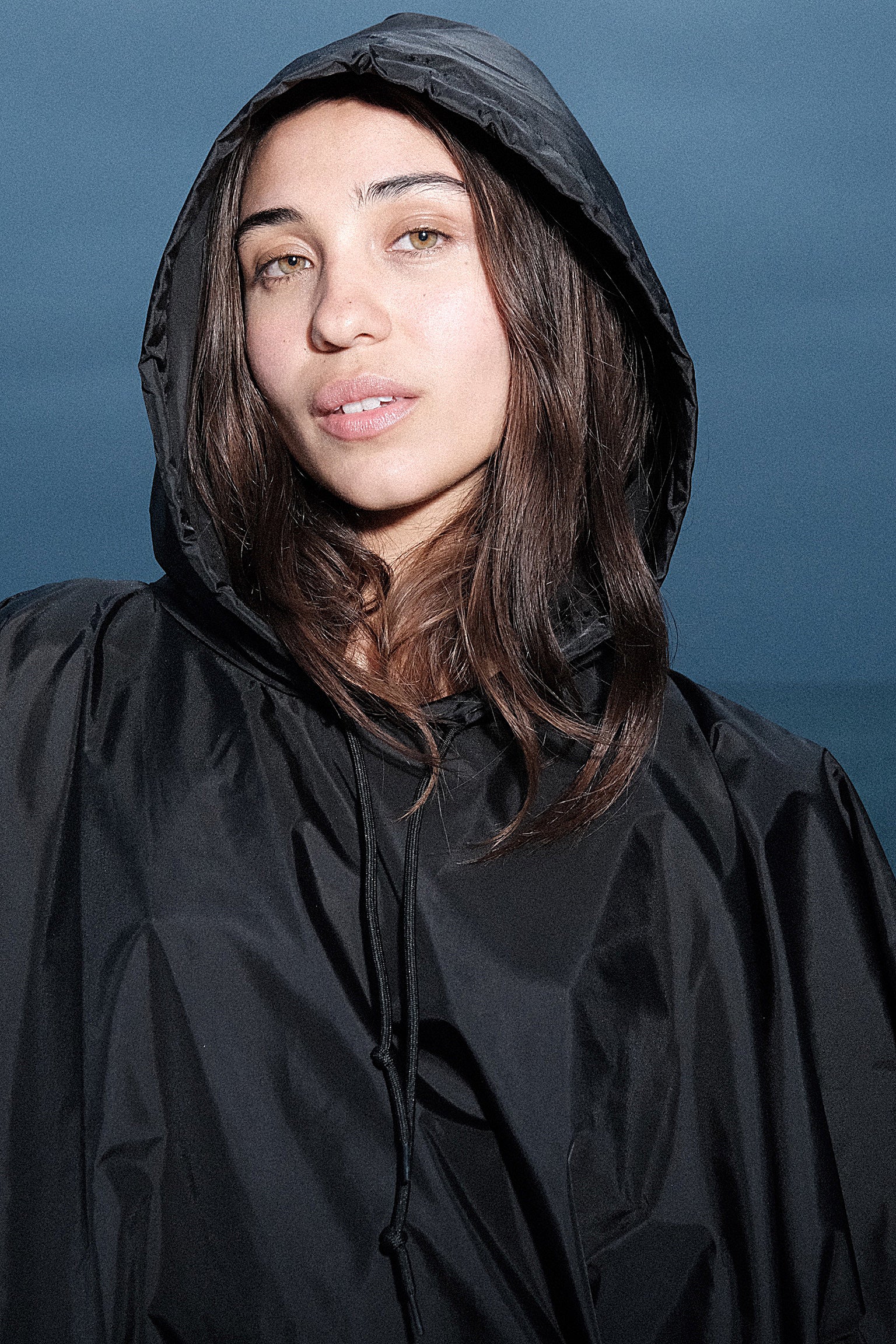 RNF419 - Hooded Nylon Rain Poncho – Los Angeles Apparel