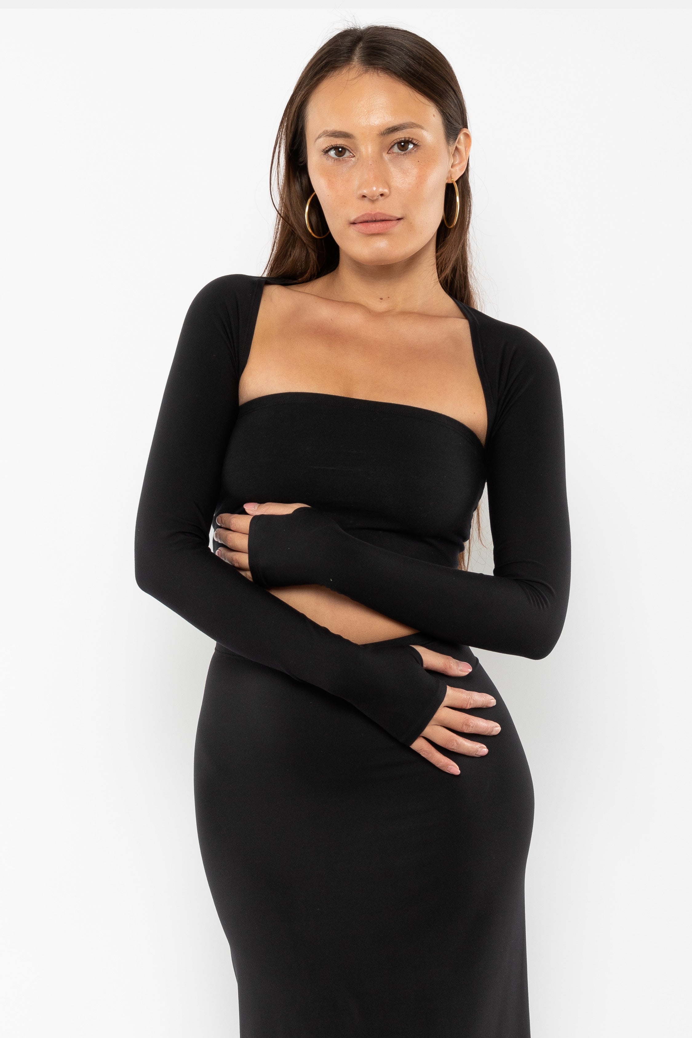 RSNJSHRUG - UPF 40 Jersey Sun Shrug – Los Angeles Apparel