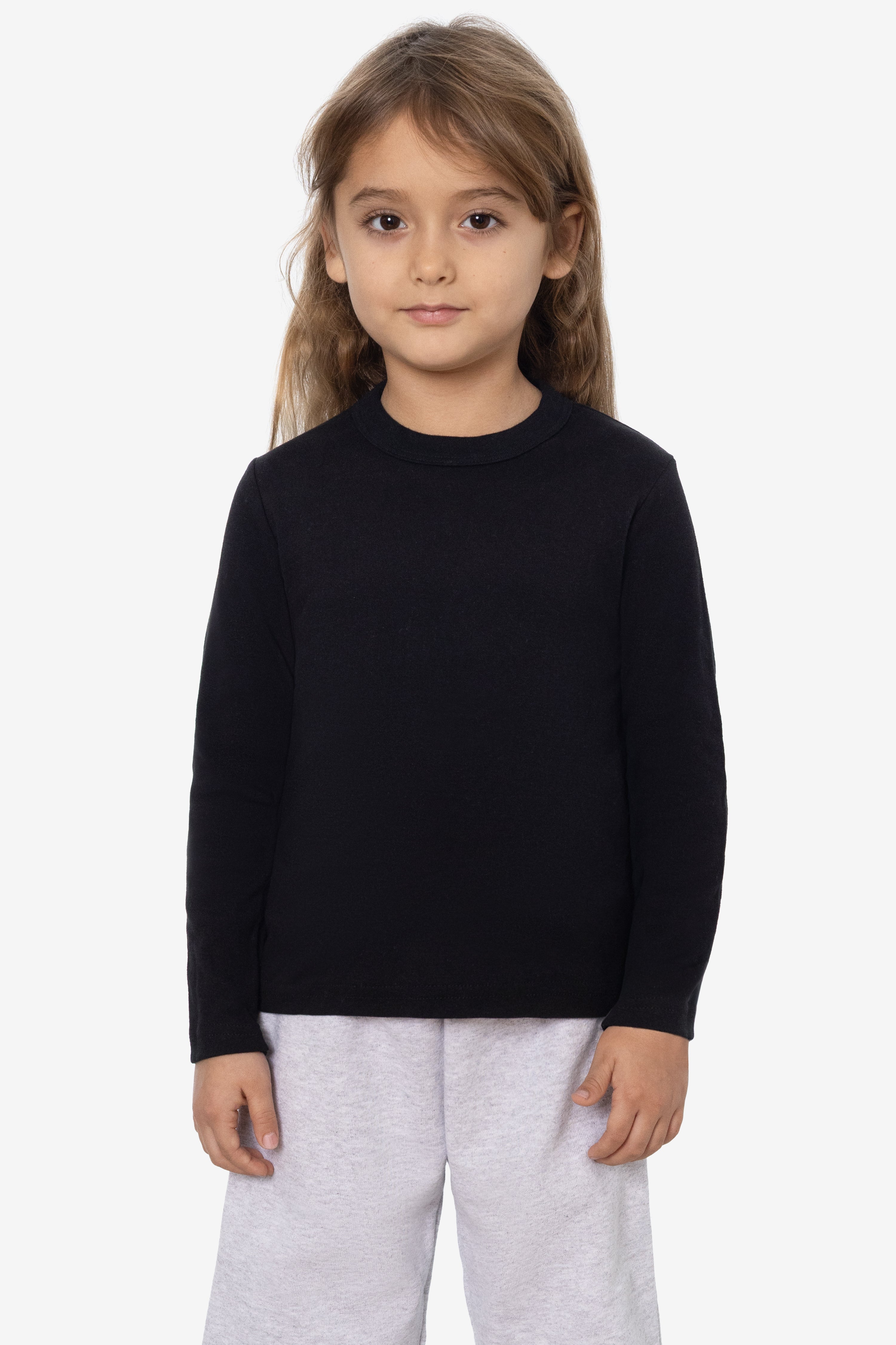 41007 - Toddler L/S Baby Rib T – Los Angeles Apparel