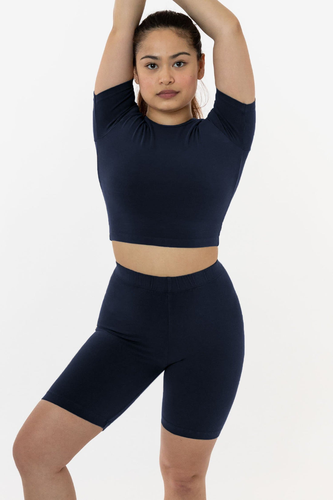83078GD - Garment Dye Short Sleeve Crop Top – Los Angeles Apparel