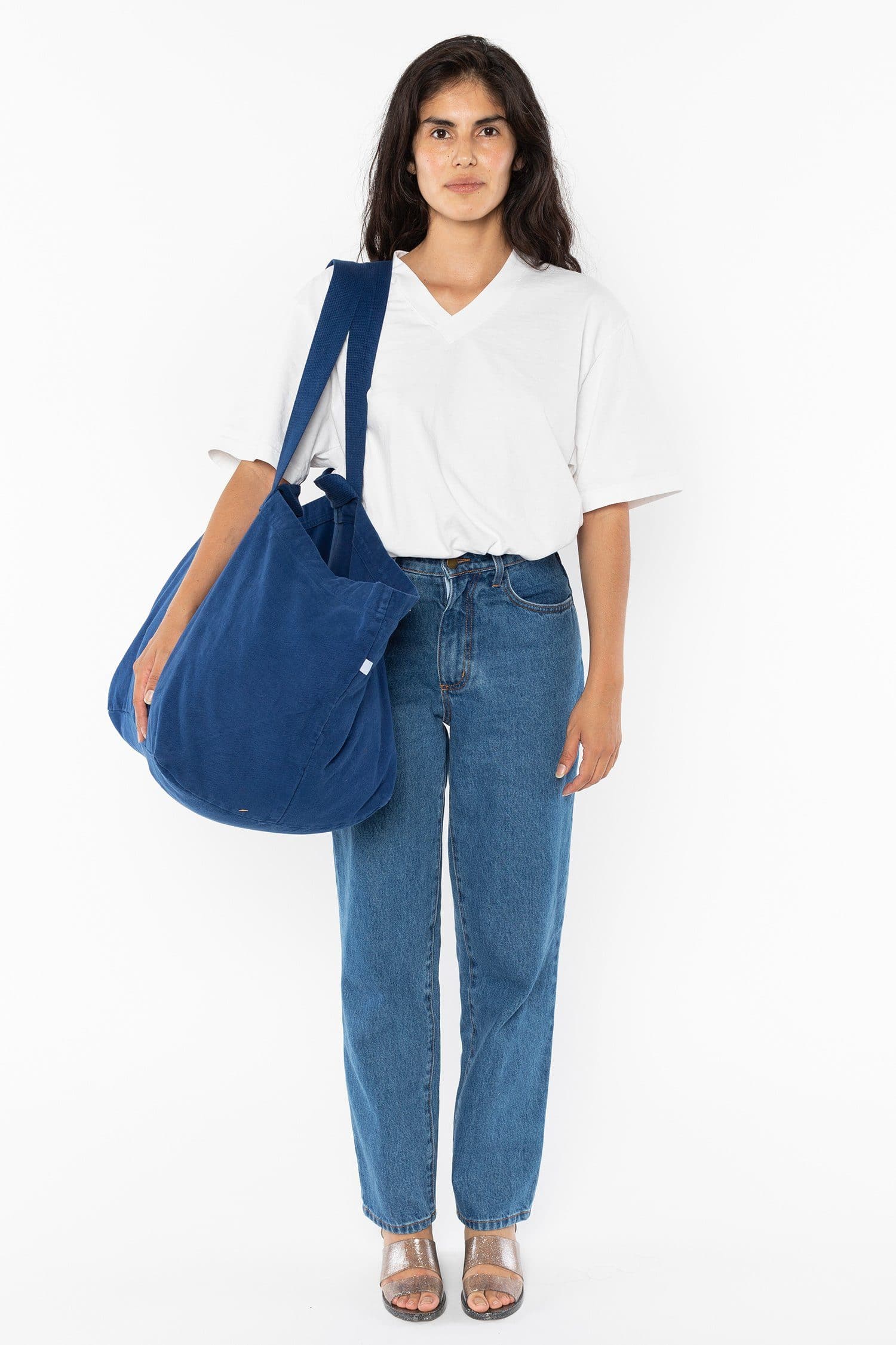 BD12 - Bull Denim Oversized Bag – Los Angeles Apparel