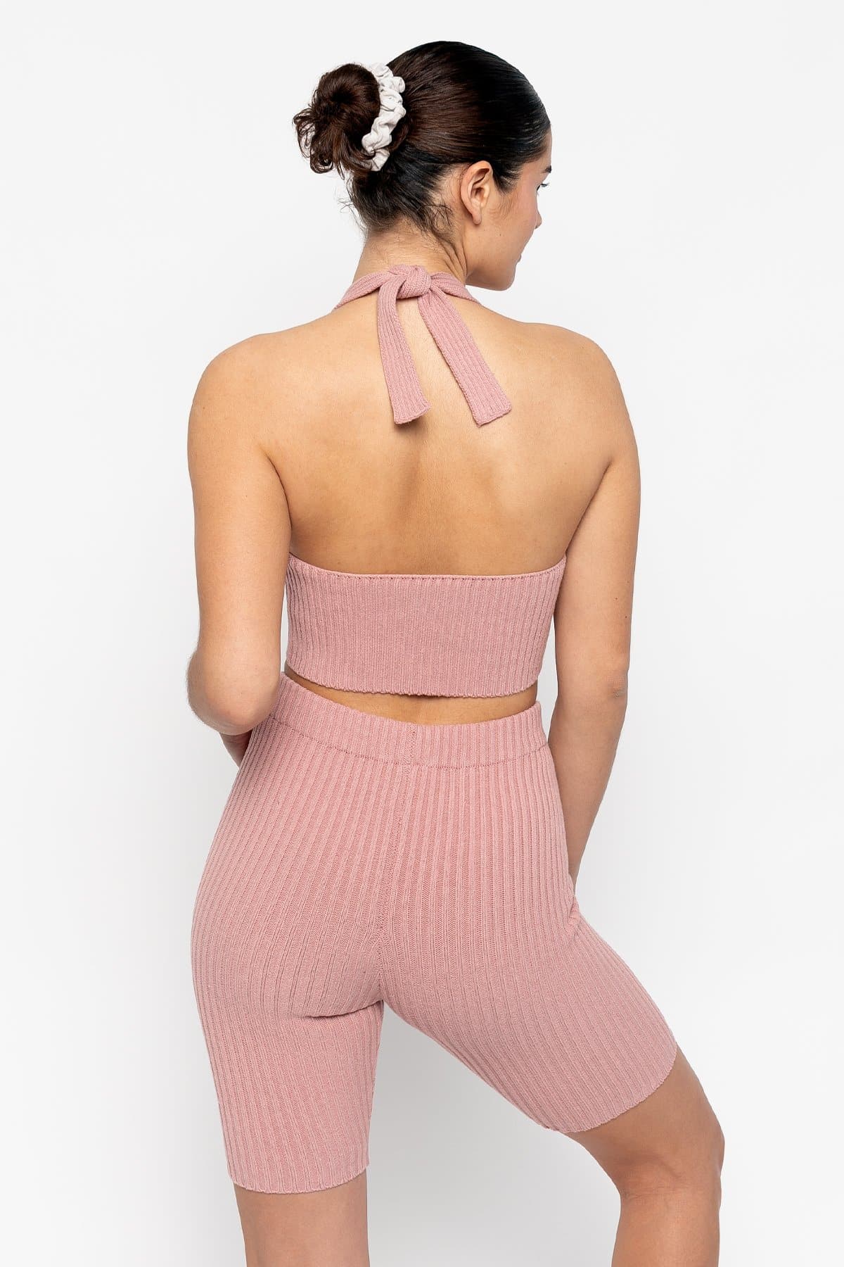 RFK51 - Ultra Heavy Knit Ribbed Halter Top – Los Angeles Apparel