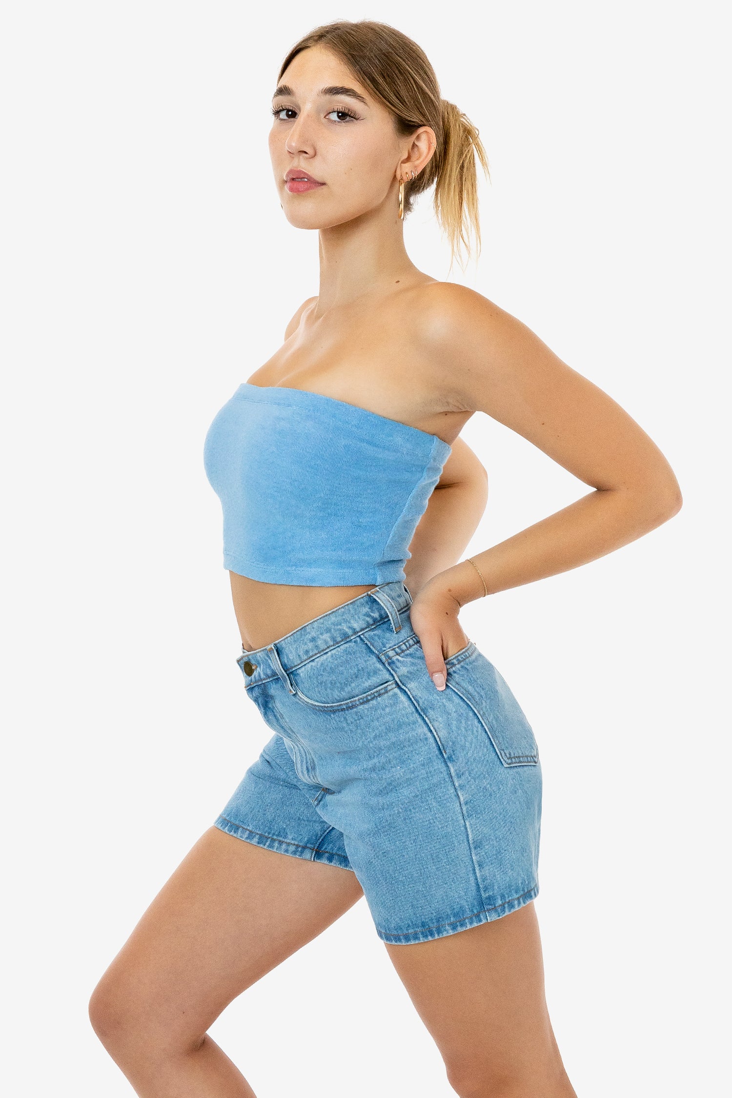 RLT3293 - Loop Terry Tube Top – Los Angeles Apparel