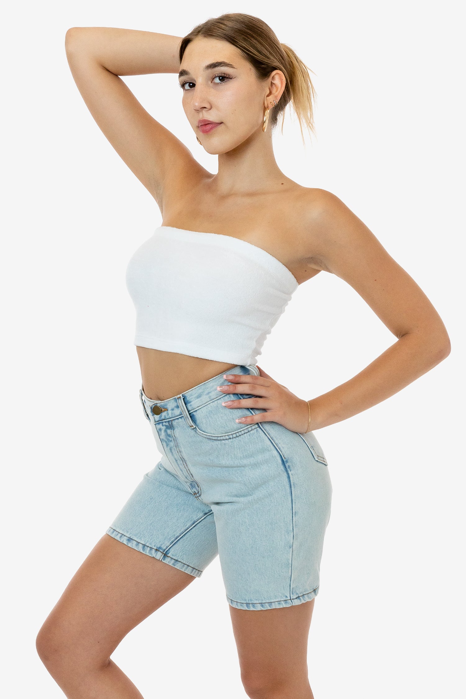 RLT3293 - Loop Terry Tube Top – Los Angeles Apparel