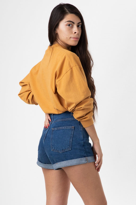 RDNW05 - Denim Loose Cuff Short – Los Angeles Apparel