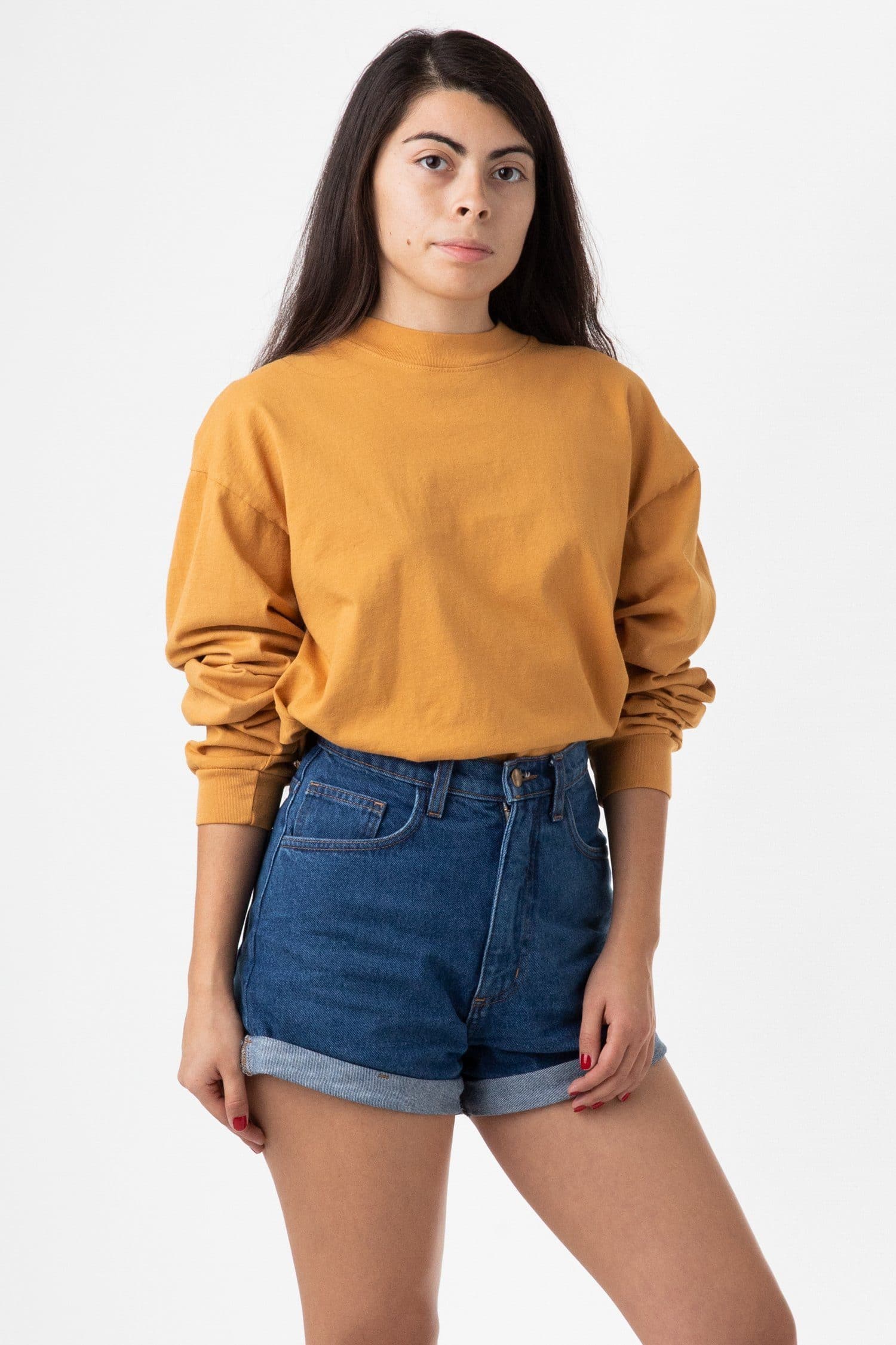 RDNW05 - Denim Loose Cuff Short – Los Angeles Apparel