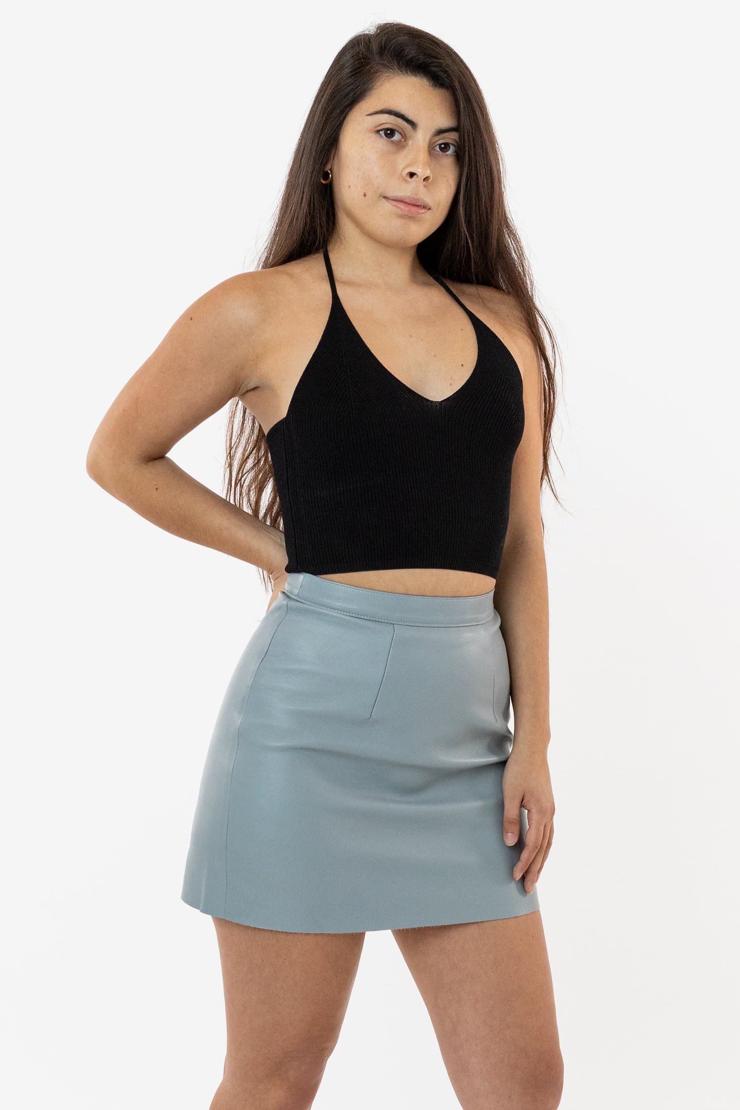 RLH3012 - Leather Mini Pencil Skirt – Los Angeles Apparel